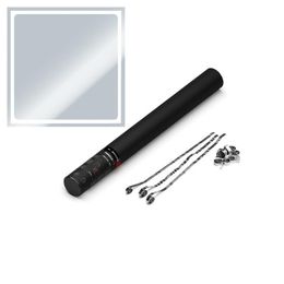 MAGIC FX Streamerkanone Handheld, 50cm, Silber Metallic
