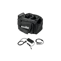 Eurolite Set SB-14 Soft-Bag + Ladeger&auml;t 4x AKKU Flat Light 1