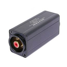 NEUTRIK NA2F-D2B-TX - TrafoAdapter, 3p XLR female auf Cinch female, rot kodiert