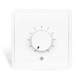 AUDAC VC3062/W - Wandpanel mit Lautst&auml;rkeregler f&uuml;r 100V Linie, 60W, Pflichtrufrelais