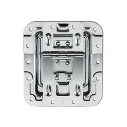 Adam Hall ah Hardware 270755 - Deckelfeststeller gekr&ouml;pft mit Scharnier, Klick-Stop-Funktion und Nietschutz