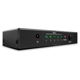 Lindy 38233 5 Port HDMI 18G Switch - Umschalten zwischen f&uuml;nf 4K@60Hz Quellger&auml;ten, d