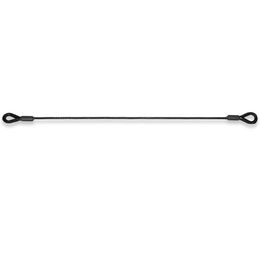 SAFETEX Sicherungsseil mit Kauschen 4 mm, bis 16 kg, 1 m BLACKLINE
