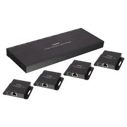 Lindy 38155 50m Cat.6 4 Port HDMI & IR Splitter Extender inklusive Loop Out - Verl&auml;ng