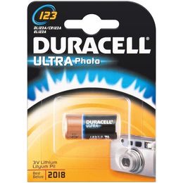 Duracell Ultra Photo CR123A (DL123) - Lithium Batterie, 3 V