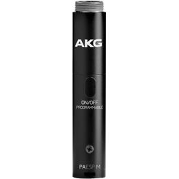 AKG PAESP M - Phantomspeisemodul mit programmierbarem Schalter, LED Ring Modus, Bass-Cut, Push to ta