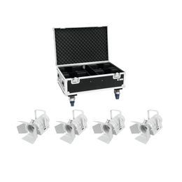 Eurolite Set 4x LED THA-40PC ws + Case