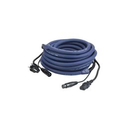 DAP-Audio DAP FP-04 LIGHT Power/Signal Kabel Schutzkontakt M zu IEC, XLR-M zu XLR-F, 20m
