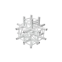 Alutruss QUADLOCK QL-ET34 C-61 6-Wege-Kreuzst&uuml;ck 4-Punkt Traversensystem