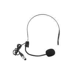 Omnitronic UHF-E Serie Kopfb&uuml;gelmikrofon schwarz