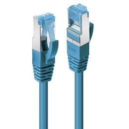 Lindy 47154 15m Cat.6A S/FTP LSZH Netzwerkkabel, blau - RJ45-Stecker, 500MHz, Kupfer,