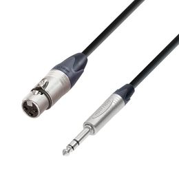 Adam Hall ah Cables 5 STAR BF V0500 - Symmetrisches Kabel - Neutrik XLR Female x Klinke TRS - 5 m