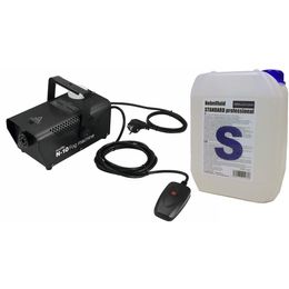 Eurolite N-10 Nebelmaschine schwarz Party-Nebelmaschine + 5 Liter Standard Fluid