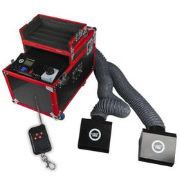 LIGHT4ME FOG DEMON 3000 Ultraschall-Nebelmaschine mit Fernbedienung, zwei Schl&auml;uche f&uuml;r die Nebelverteilung