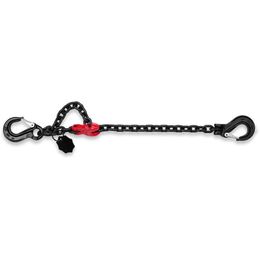 SAFETEX 2,00 t Anschlagkette 1-Strang mit Verk&uuml;rzungs-Klaue mit Sicherung, 8 mm, 4 m, BLACKLINE
