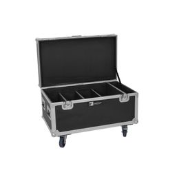 ROADINGER Flightcase 4x Multiflood IP 8x10W RGBW Wash - Truhen-Case mit Lenkrollen
