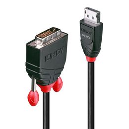 Lindy 41491 2m DisplayPort an DVI Kabel - Zum Anschluss eines DisplayPort-Ger&auml;ts an e