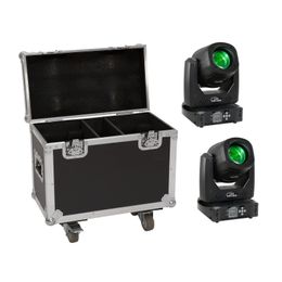 Eurolite Set 2x LED TMH-B90 + Case mit Rollen