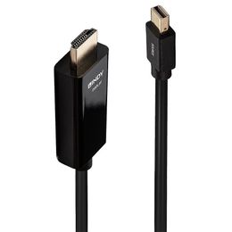 Lindy 36926 1m Mini DisplayPort an HDMI 10.2G Kabel - Zum Anschluss eines Mini Displa