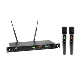 Omnitronic UHF-602 2-Kanal Funkmikrofon-System 823-832/863-865 MHz