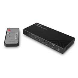 Lindy 38313 - 2x2 HDMI 8K60 Matrix - 2 HDMI-Quellen frei schaltbar an 2 HDMI Displays