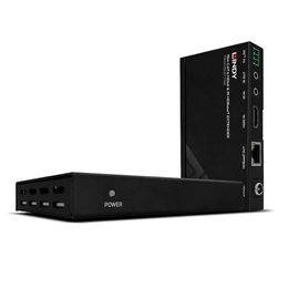 Lindy 38139 70m Cat.6 4K30, IR & RS-232 HDBaseT Extender inklusive PoC - Verl&auml;ngert H
