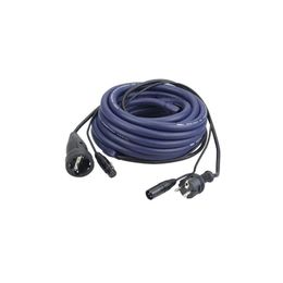 DAP-Audio DAP FP-05 LIGHT Power/Signal Kabel Schutzkontakt M zu F, XLR-M zu XLR-F, 3m