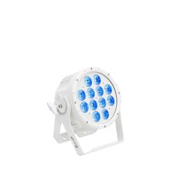 Elation Sixpar 200 WMG, 12x 12 W RGBAW+UV LEDs, 15&deg;, DMX 512-A (RDM), wei&szlig;, IP 65 & White Marina Grade