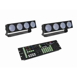Eurolite Set 2x LED CBB-4 + DMX LED Color Chief Controller