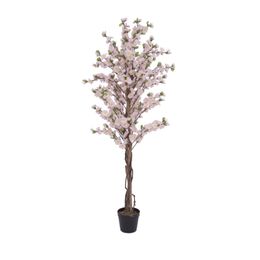 EUROPALMS Kirschbaum mit 4 St&auml;mmen, rose, 150 cm, Kunstpflanze