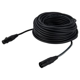 DAP-Audio DAP FLR09 - DMX/AES-EBU XLR/M 3P auf XLR/F 3P 15 m - versilbert