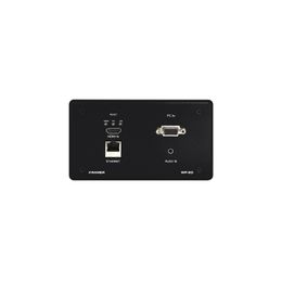 WP-20/EU(B)-86 - UK-size WP-20 with black 2-gang UK design frame with HDMI/Ethernet