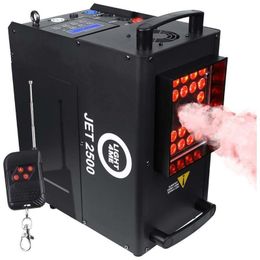 LIGHT4ME JET 2500 Nebelmaschine mit IR & LED, waagerecht und senkrecht einsetzbar