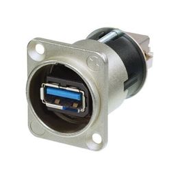 NEUTRIK NAUSB3 - Reversible USB-3.0 Durchf&uuml;hrung, Einbaubuchse