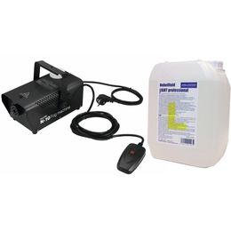 Eurolite N-10 Nebelmaschine schwarz Party-Nebelmaschine + 5 Liter Light Fluid