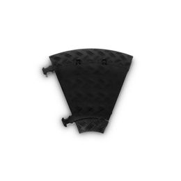 Defender DEFENDER MINI - 45&deg; BIEGUNG LINKS MK2, schwarz