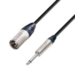 Adam Hall ah Cables 5 STAR MMP 0300 - Unsymmetrisches Kabel Neutrik XLR Male x Klinke TS - 3 m