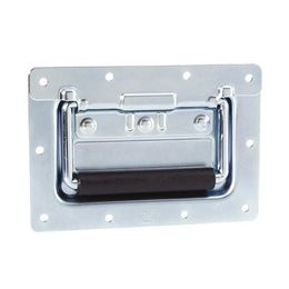 Adam Hall ah Hardware 34102 - Klappgriff mittel gefedert in gro&szlig;er Einbauschale 9,5 mm tief