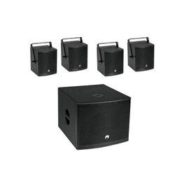 Omnitronic Set MOLLY-12A Subwoofer aktiv + 4x MOLL