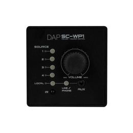 DAP-Audio DAP SC-WP1, Wand-Bedienfeld f&uuml;r SC-5.2 Signalwahlschalter - schwarz