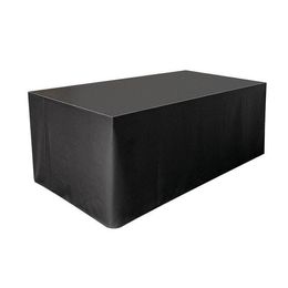 Wentex Stage Skirt B&uuml;hnenverkleidung Molton CS 300 g/m&sup2;, Schwarz - 620 (W) x 60 (H) cm - glatt