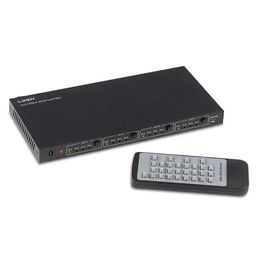 Lindy 38152 4x4 HDMI 4K30 Matrix - Umschalten zwischen vier 4K-UHD-Eingangsquellen und vier 4K-UHD-Displays