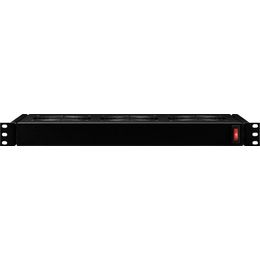 MONACOR DPVEN-03 - 482-mm-L&uuml;ftungsmodul (19"), 1 HE, mit 3 L&uuml;ftern