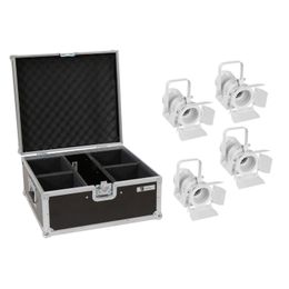 Eurolite Set 4x LED THA-20PC TRC Theater-Spot ws + Case