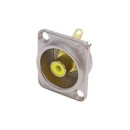 NEUTRIK Cinch Einbaubuchse, gelb, NF2D-4