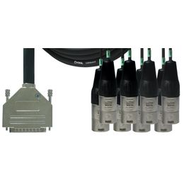Cordial INTRO CFD 5 DMT - 5,0 m CMD 8, D-Sub / 8 x REAN XLR male 3-polig Tascam-Belegung