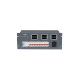 Showtec PSA-32A12M 12x MCB, Schutzkontakt + Multipin out
