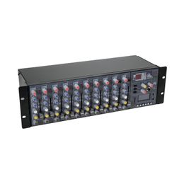 Omnitronic RM-1422FX USB Rack-Mixer 19"-Mixer mit 12 Kan&auml;len