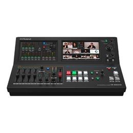 Roland VR-400UHD - 4-Kanal 4K Streaming AV-Mixer (7" Dual-Touchscreen / 7x HDMI-In & 3x HDMI-Out / 14-Kanal Audio-Mixer / USB-C-Streaming)