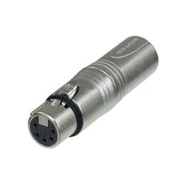 NEUTRIK NA3M5F - Adapter, 3p XLR male auf 5p XLR female